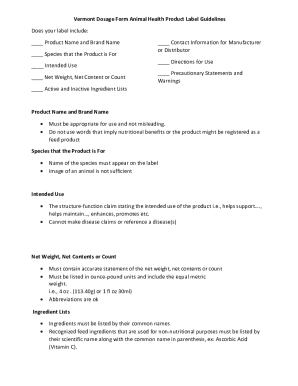 Fillable Online Dosage Form Animal Health Products Fax Email Print ...
