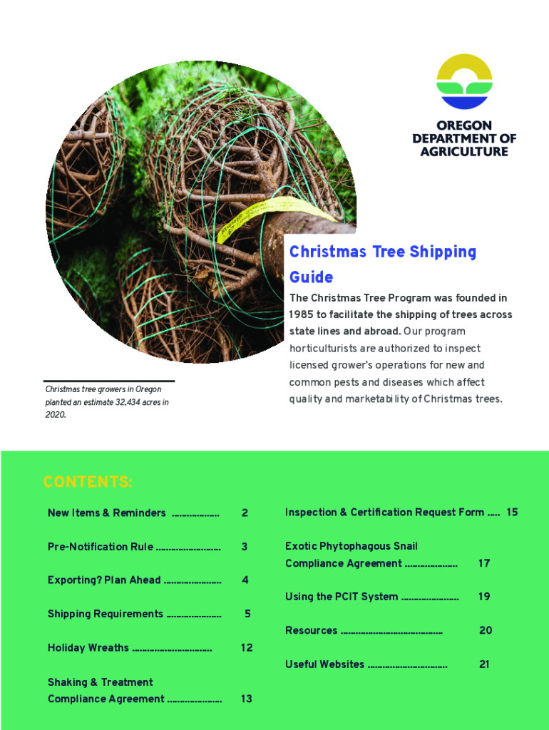 Fillable Online Christmas tree inspection program - DATCP Fax Email ...