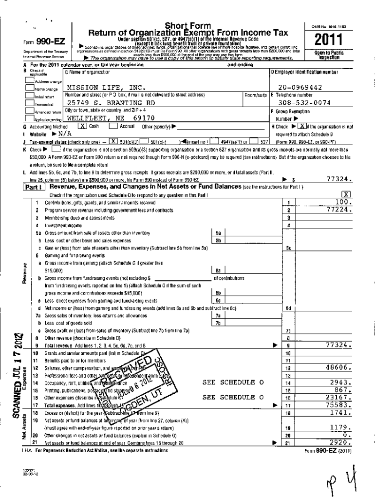 Fillable Online Under section 501 (c) 527, or 4947(a)( 1) of the Internal Revenue Code Fax Email ...