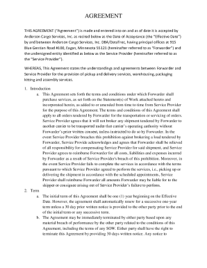 Fillable Online THIS AGREEMENT (Agreement) is made and entered into on ...