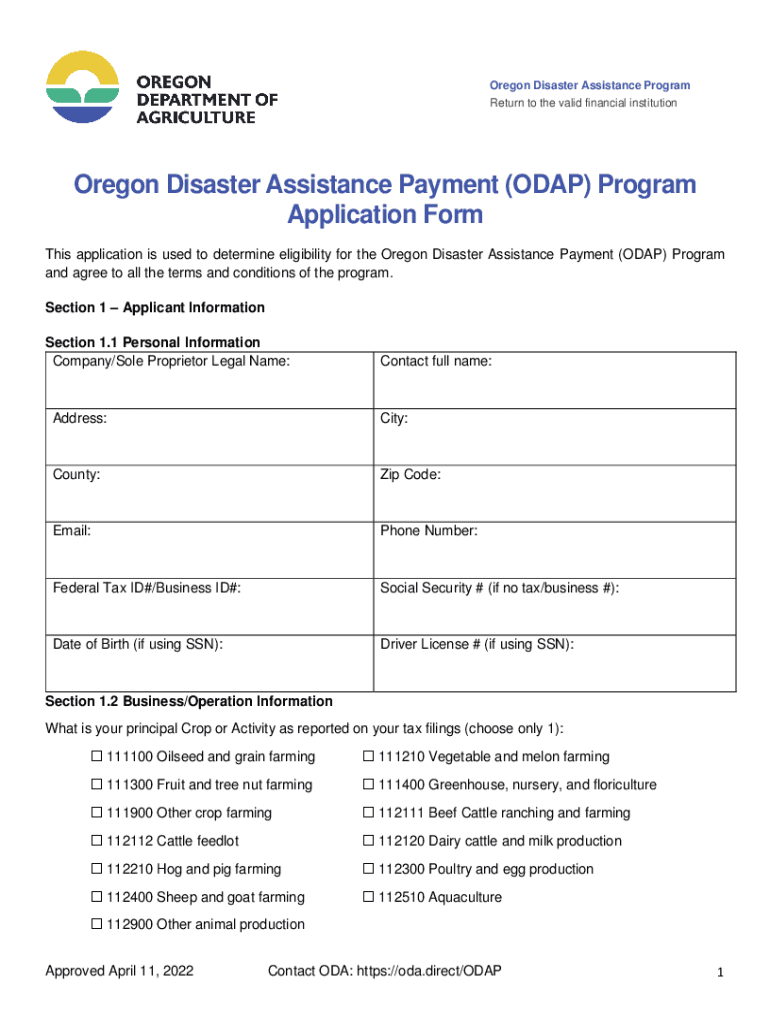 Fillable Online Drought, Fire, Flood, Disaster Relief and Resiliency Programs ... Fax Email ...