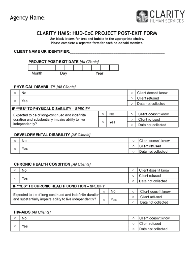 Fillable Online HMIS Project Set up 101 - YouTube Fax Email Print ...