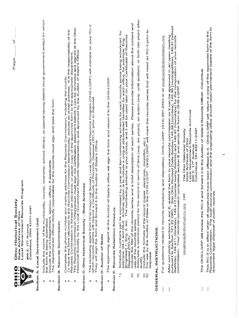 Fillable Online Certificate-of-Records-Disposal-Form- ... Fax Email ...