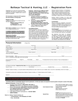 Fillable Online 1-CCW-Enrollment-Form.doc Fax Email Print - pdfFiller