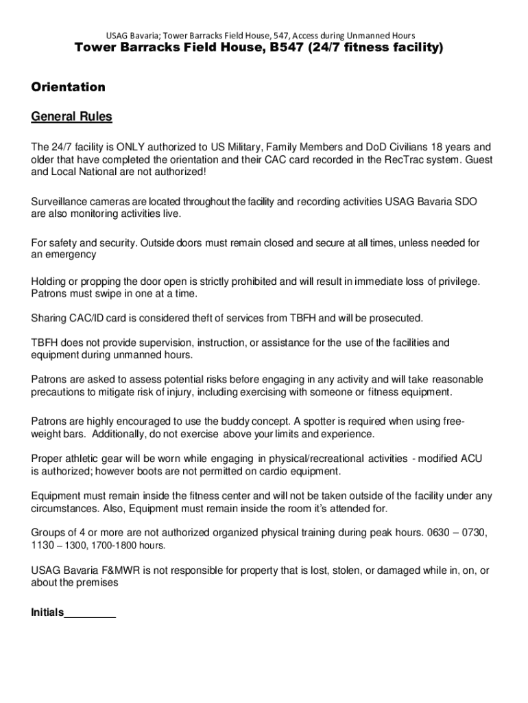 Fillable Online Access Control Points (Gates) :: U.S. Army Garrison ...