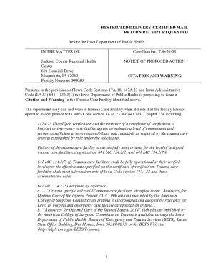 Fillable Online restricted delivery/certified mail Fax Email Print ...