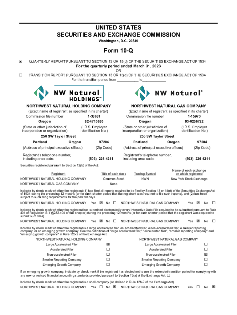 Fillable Online 2023 Q1 Form 10-Q Document Fax Email Print - pdfFiller