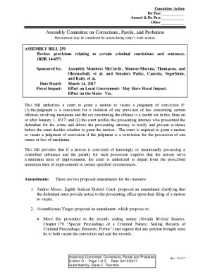 Fillable Online ASSEMBLY BILL 259 Fax Email Print - pdfFiller