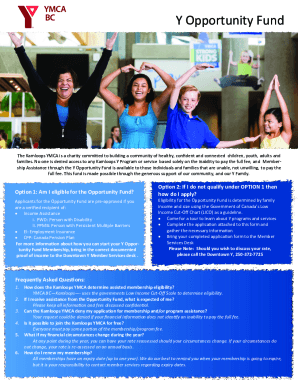 Fillable Online YMCA Announces YMCA IgniteThe Charity's Newest ... Fax ...