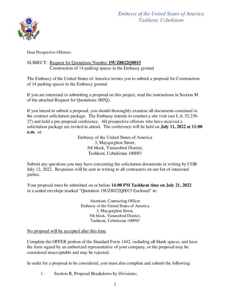 Fillable Online Embassy of the United States of America Tashkent ...
