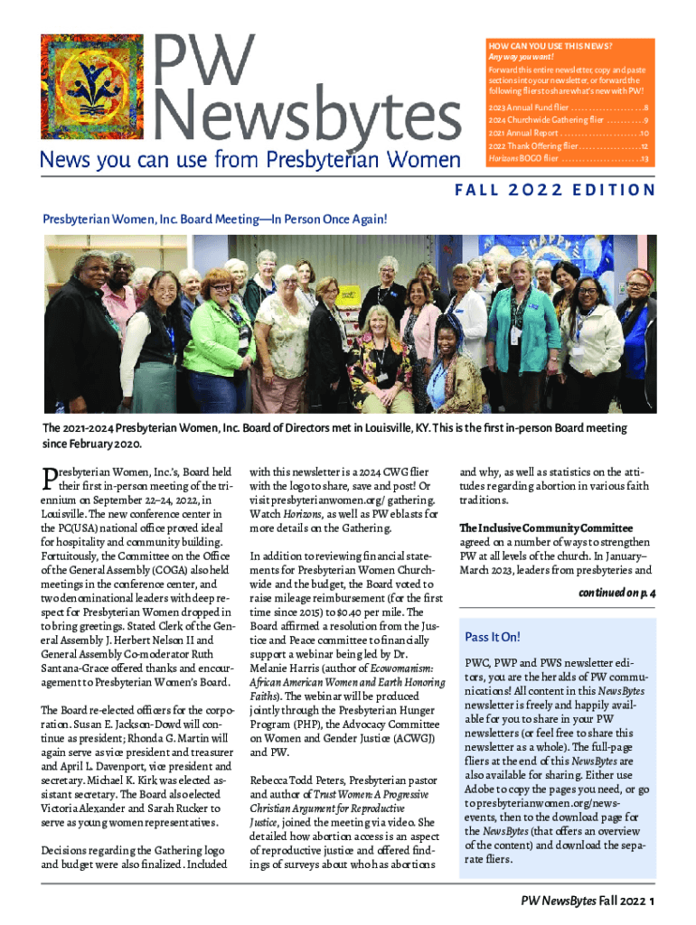 Fillable Online How to Format an E-Newsletter on Outlook Fax Email ...