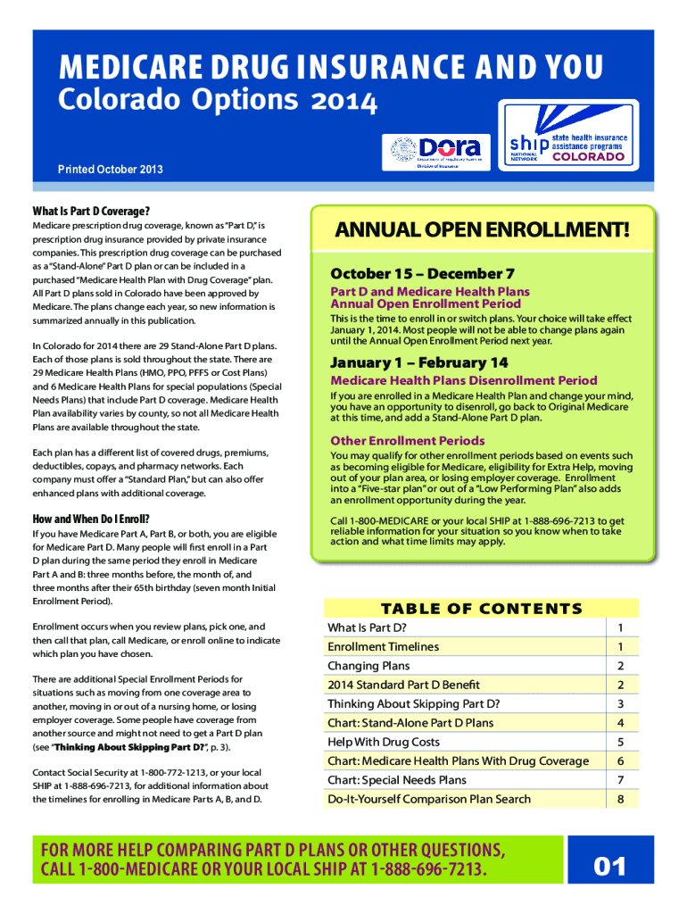 Fillable Online Medicare Part D drug coverage Fax Email Print - pdfFiller