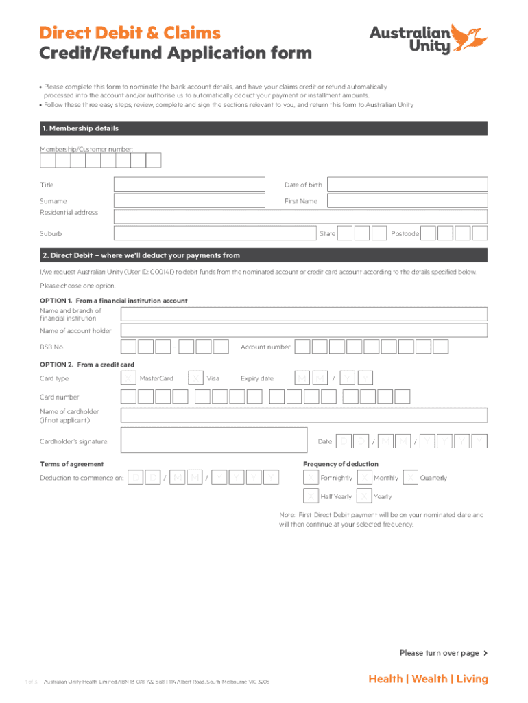 Fillable Online What is Direct Debit? A Guide for Payers Fax Email ...