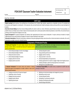 Fillable Online IMPACT: The DCPS Evaluation and Feedback System for ...
