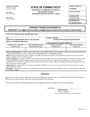 Fillable Online State of connecticut p-4 contract Fax Email Print - pdfFiller