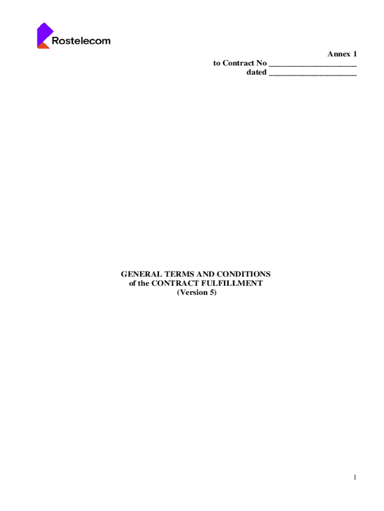 Fillable Online Annex 1 to Contract Nodated Fax Email Print - pdfFiller