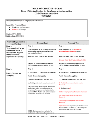 Fillable Online Form I-765 and the Employment Authorization Document ...