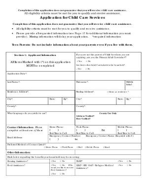 Fillable Online how-to-complete-the-child-care-application. ... Fax ...