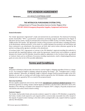 Fillable Online TIPS-The Interlocal Purchasing System Fax Email Print ...