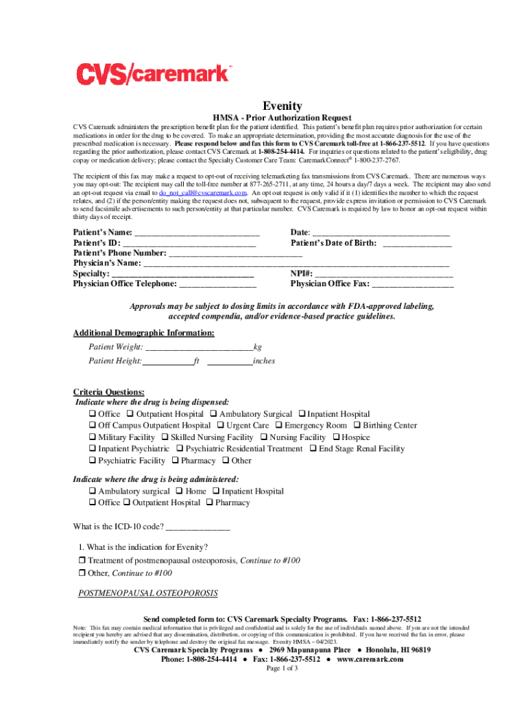 Fillable Online Clinical Operations Prior Authorizations, Exceptions and ... Fax Email Print ...