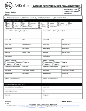 Fillable Online Customer Acknowledgement Sample Clauses Fax Email Print - pdfFiller