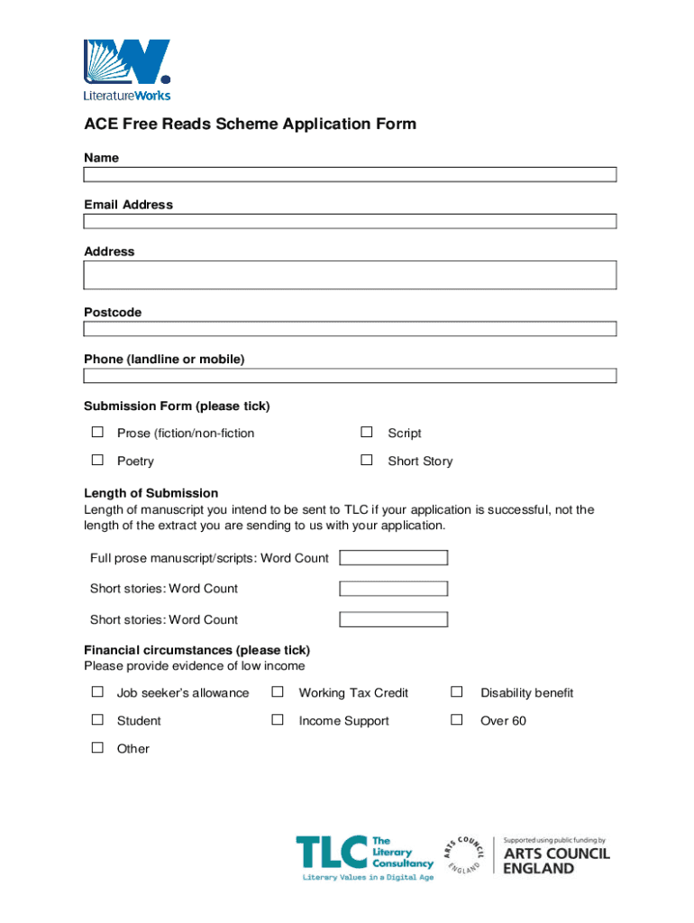Fillable Online Free Reads A Manuscript Assessment Service Fax Email Print - pdfFiller