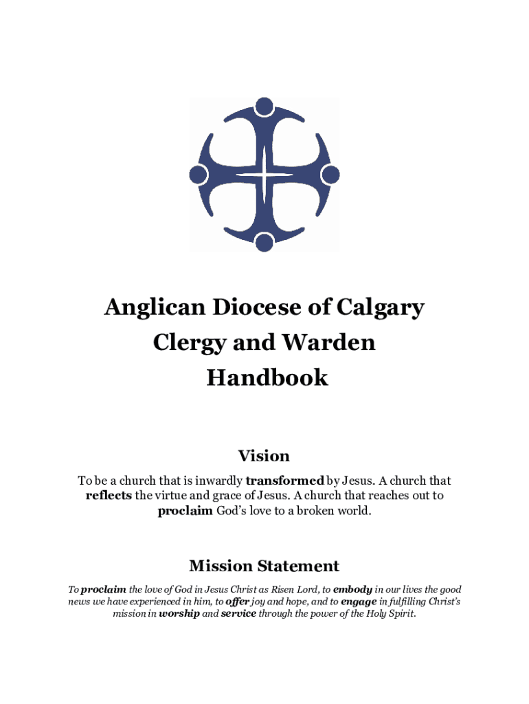 Fillable Online Anglican Diocese of Calgary - The Anglican Church of ...