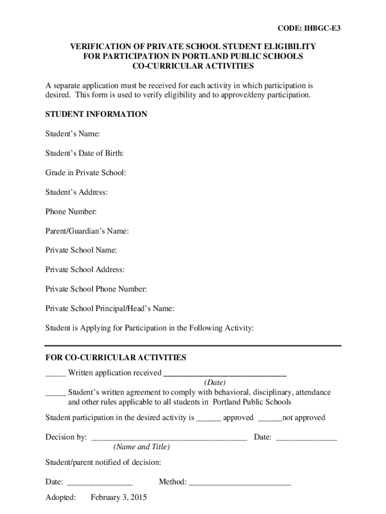 Fillable Online Title 20-A, 5021-A: Standards for participation in ...