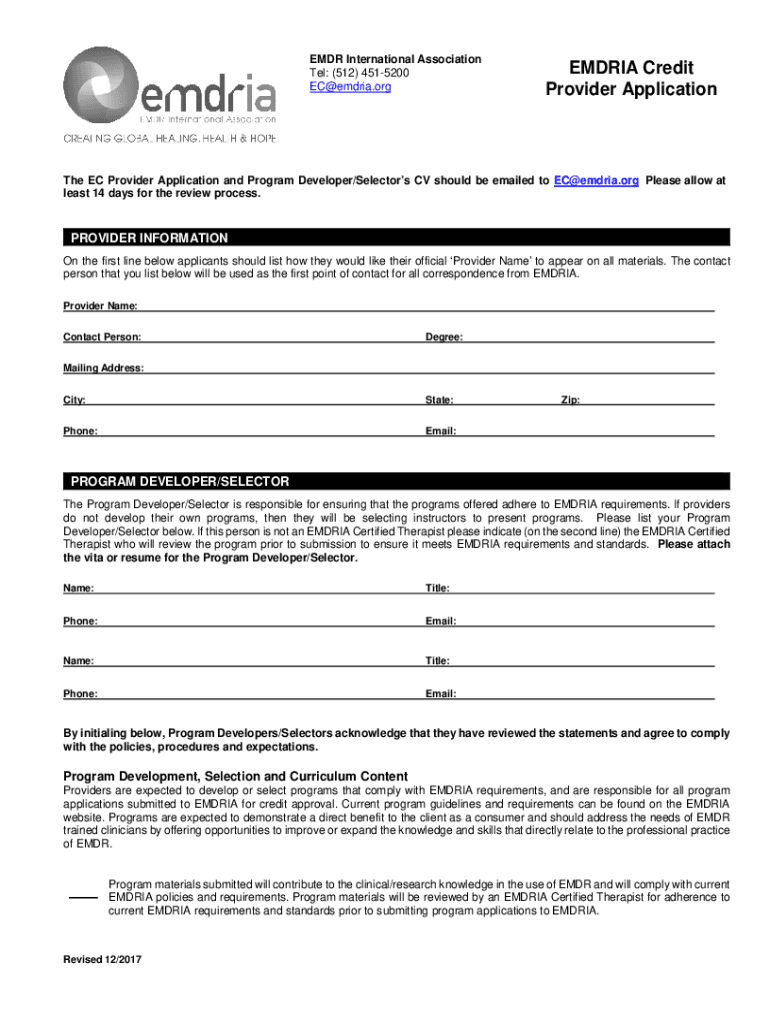 Fillable Online EC Provider Email List Request Form Fax Email Print ...