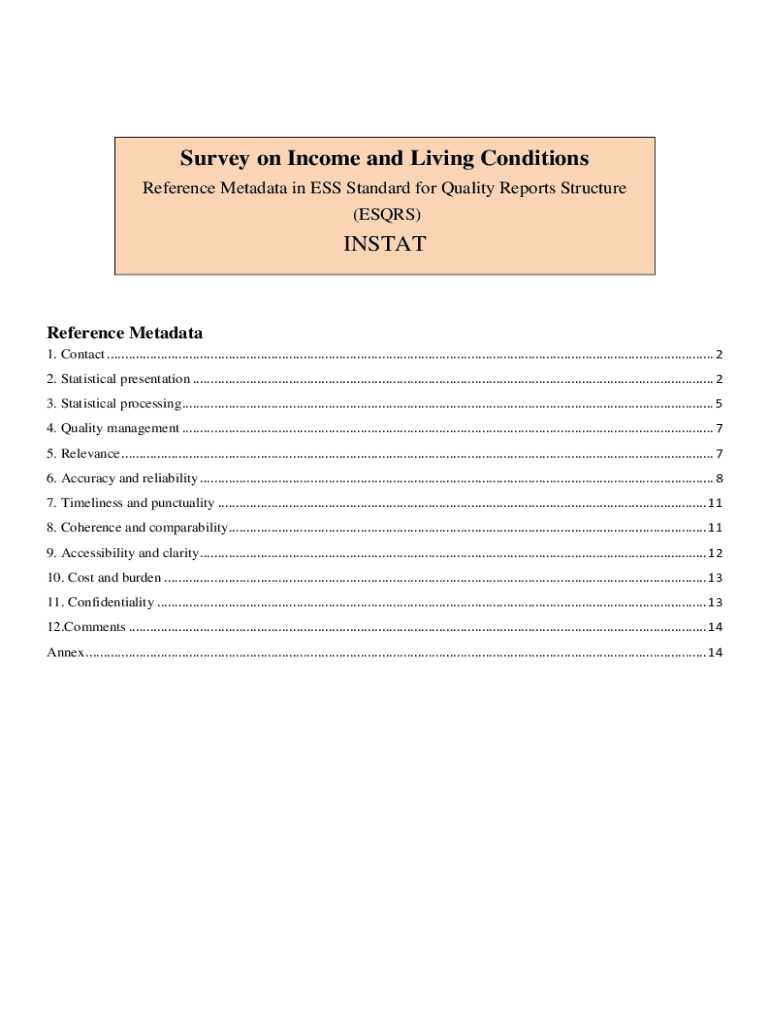Fillable Online Income and living conditions (ilc) - European ...