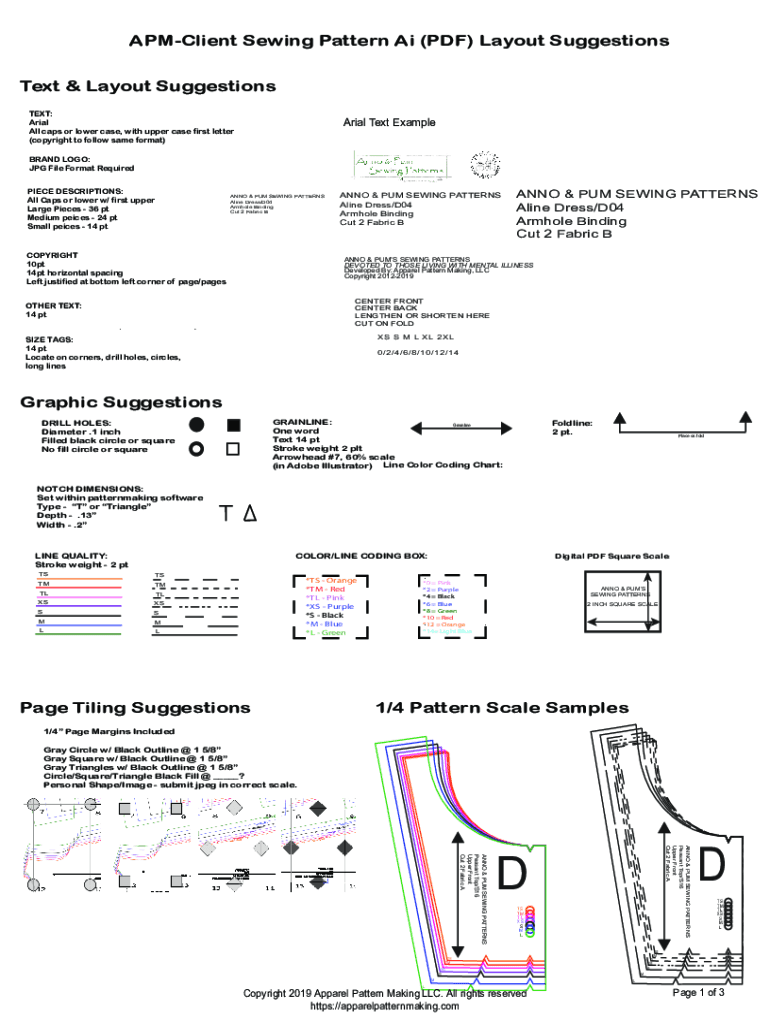 Fillable Online How to Create PDF Print Templates for Your Sewing ...