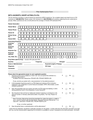 Fillable Online Authorizations/Precertifications HDHP, Standard and ...
