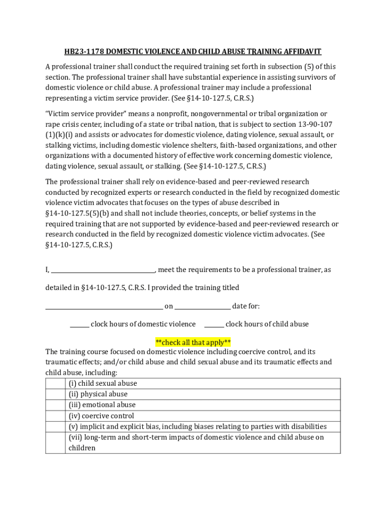 Fillable Online How To Write An Affidavit For Domestic Violence. b ...