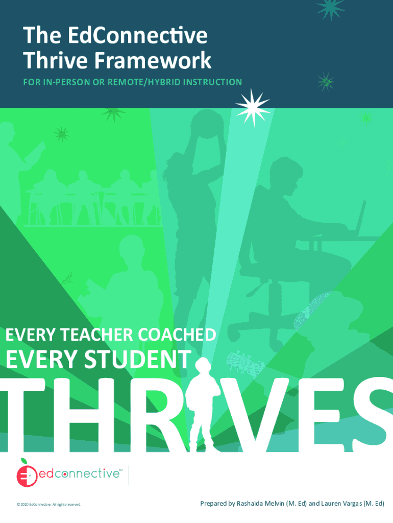 Fillable Online The EdConnective Thrive Framework - For In-Person or ...