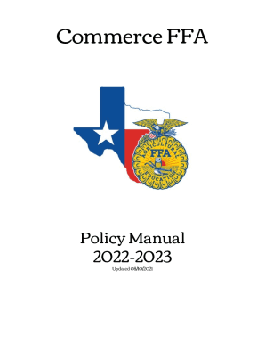 Fillable Online FFA handbook 22-23 Fax Email Print - pdfFiller