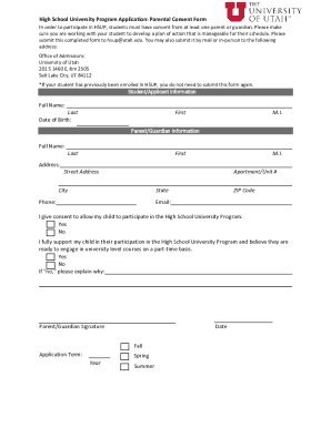 Fillable Online Move On When Ready Parental Consent Form Fax Email ...