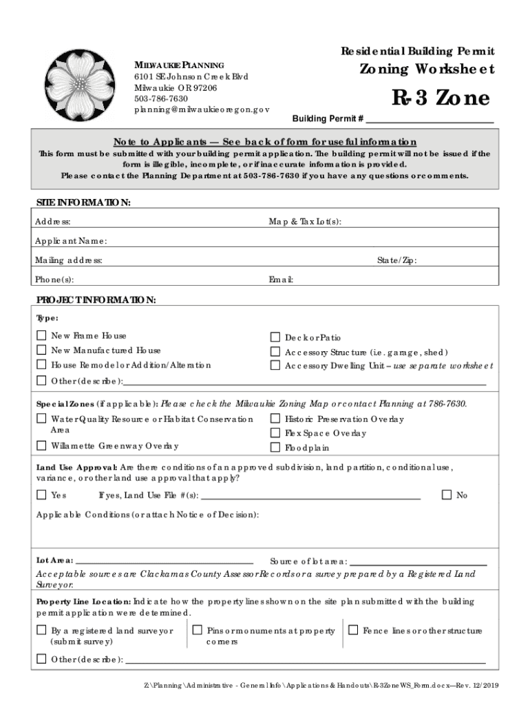 Fillable Online R-3 Zone Fax Email Print - pdfFiller