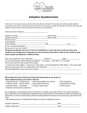 Fillable Online WHY WE ASK SO MANY QUESTIONS: Fax Email Print - pdfFiller