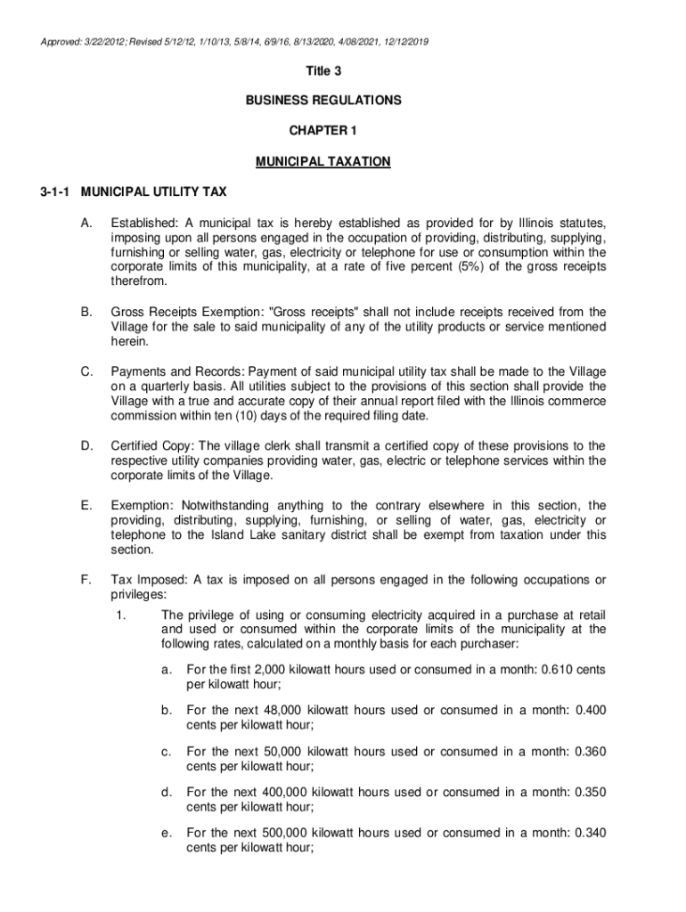 Fillable Online Title 8 Building Regulations Chapter 1 Building Codes ...