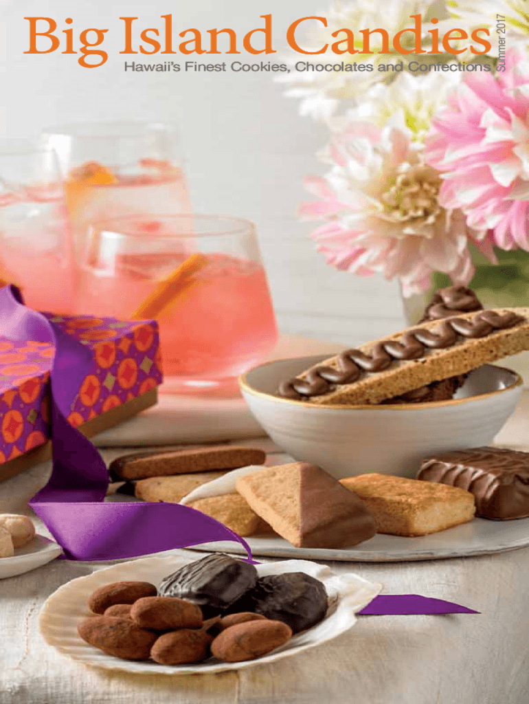 Fillable Online Big Island CandiesHawaii Shortbread Cookies, Candies ...