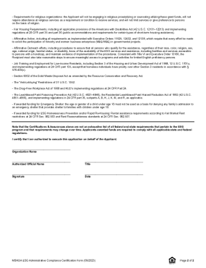 Fillable Online Emergency Solutions Grants ESG Program State ...