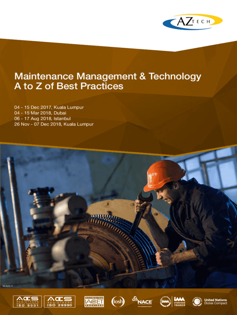 Fillable Online What Is Maintenance Management? Definition & Key ...