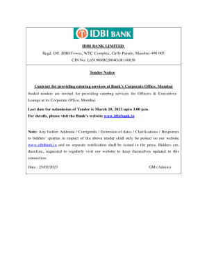 Fillable Online (Draft tender advertisement for Website) Fax Email ...