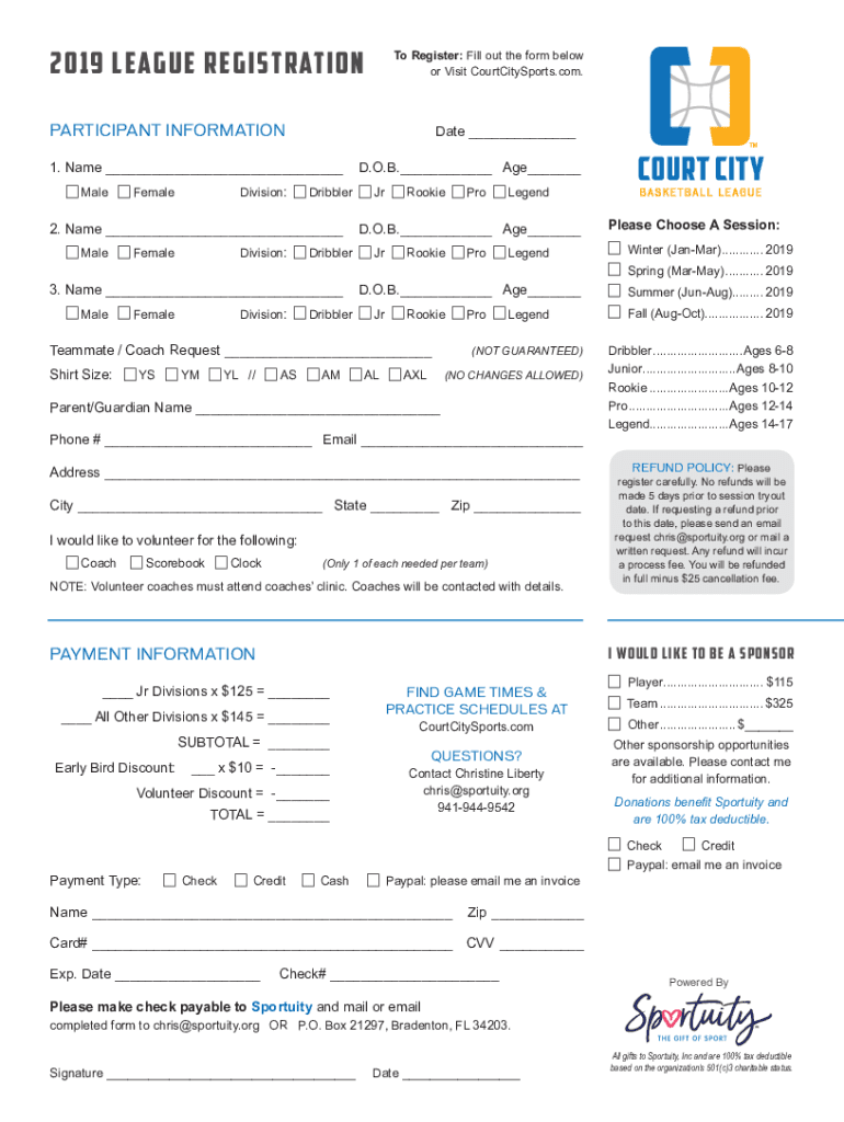 Fillable Online Junior Rangers Rookie Series - Ice Arena Fax Email ...