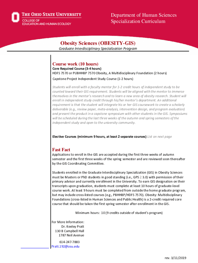 Fillable Online ehe osu Human Development & Family Sciences (HDFS)Texas ...