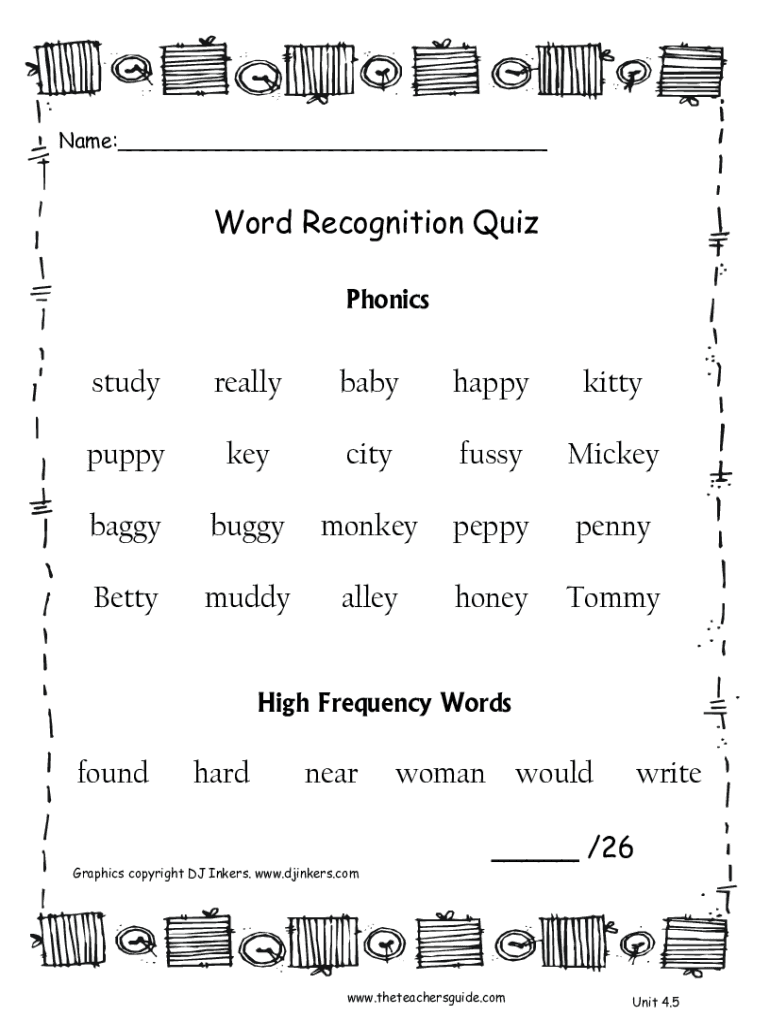Fillable Online Spelling Words Handwriting Practice Fax Email Print ...