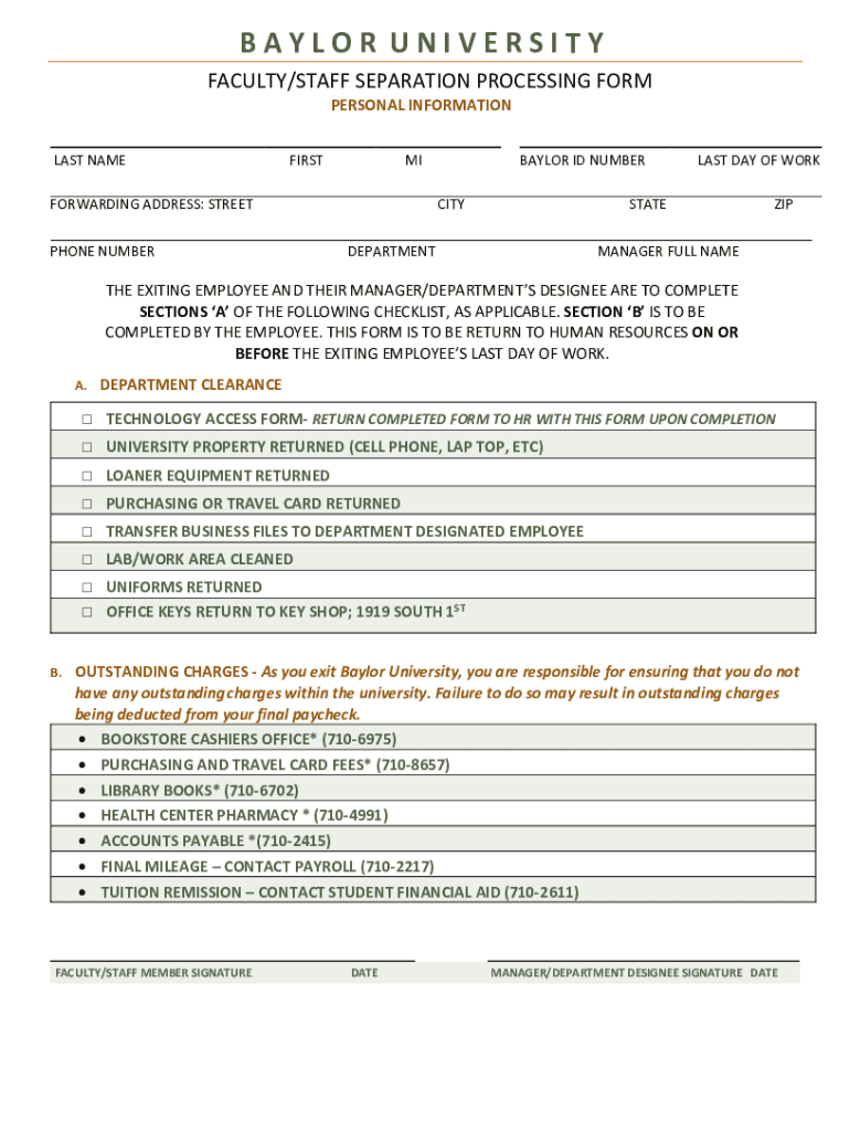 Fillable Online Proposed new seperation form Fax Email Print - pdfFiller