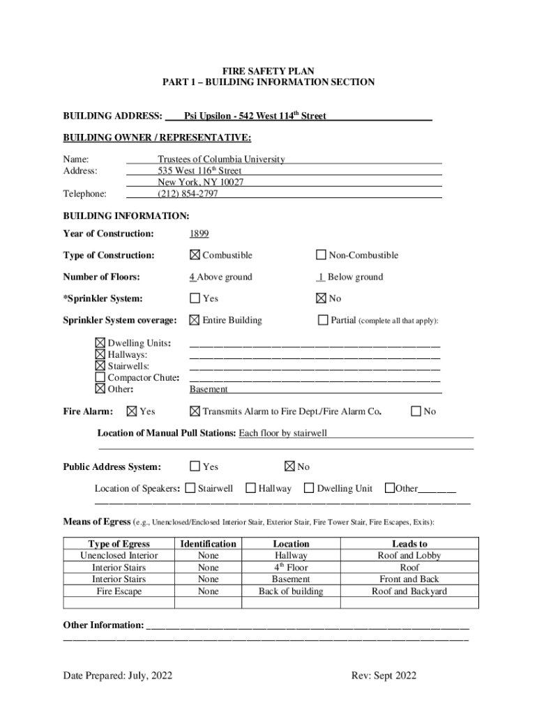 Fillable Online Bid Documents & Specifications for: Phase 1 - Fire ...