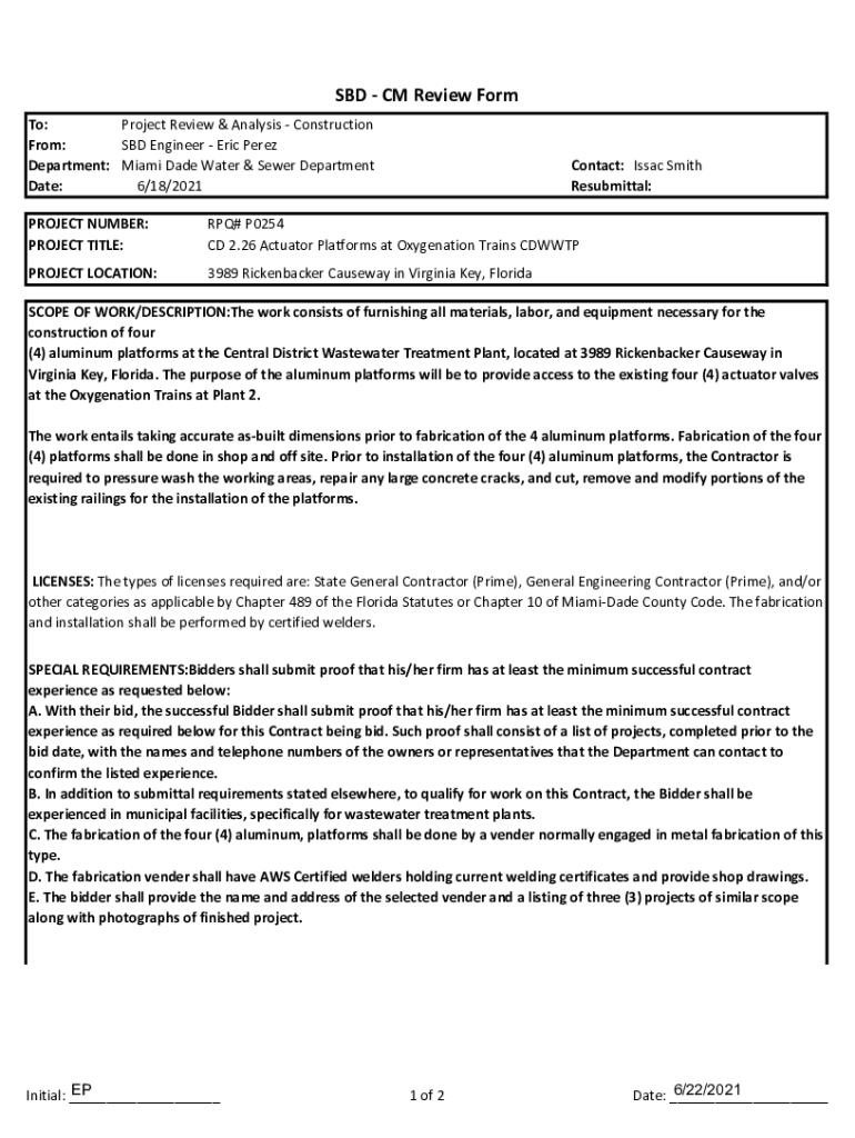 Fillable Online User's Guide for SBD for Procurement of Works Fax Email ...