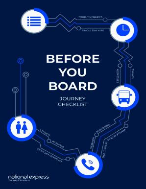Fillable Online Checklist and Journey Templates Fax Email Print - pdfFiller
